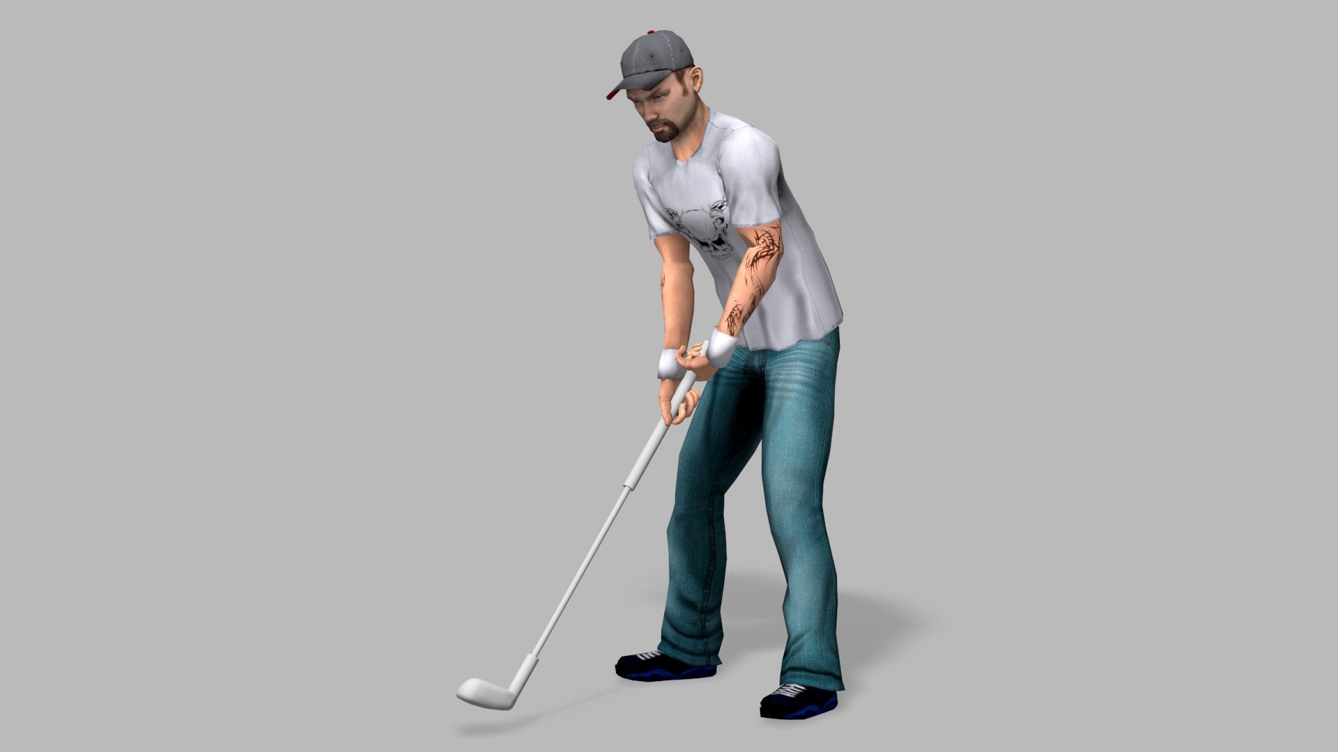 3D Golf Player Characters Female - TurboSquid 1519007