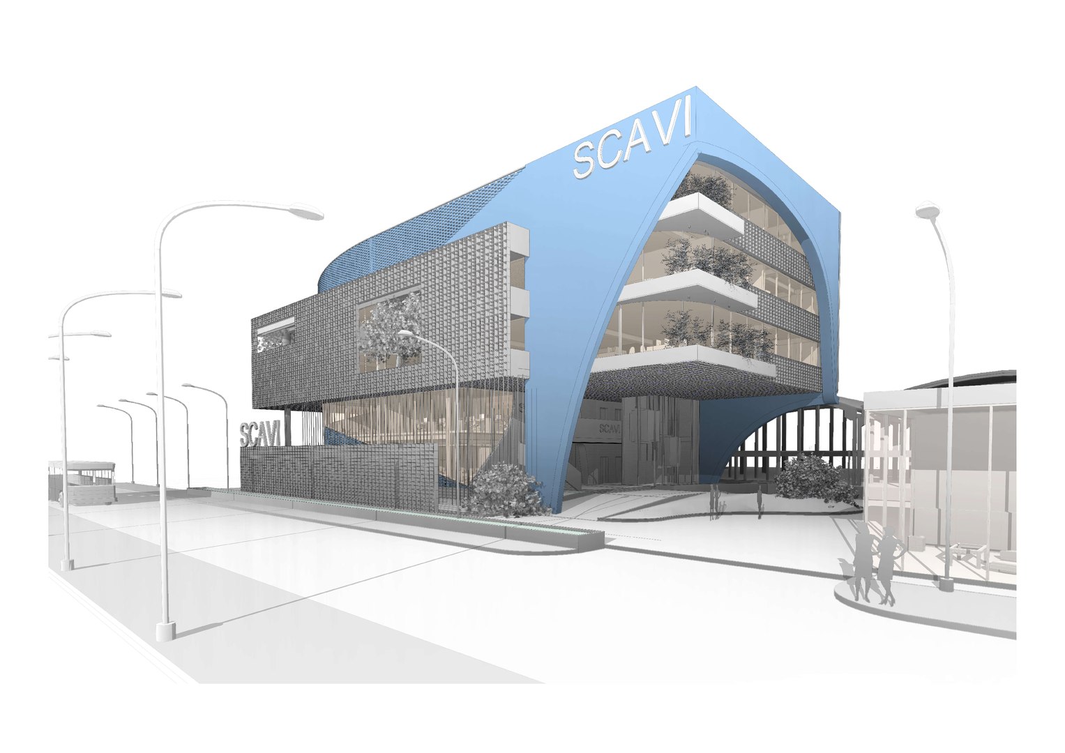 Revit Office Building 3D - TurboSquid 1534623