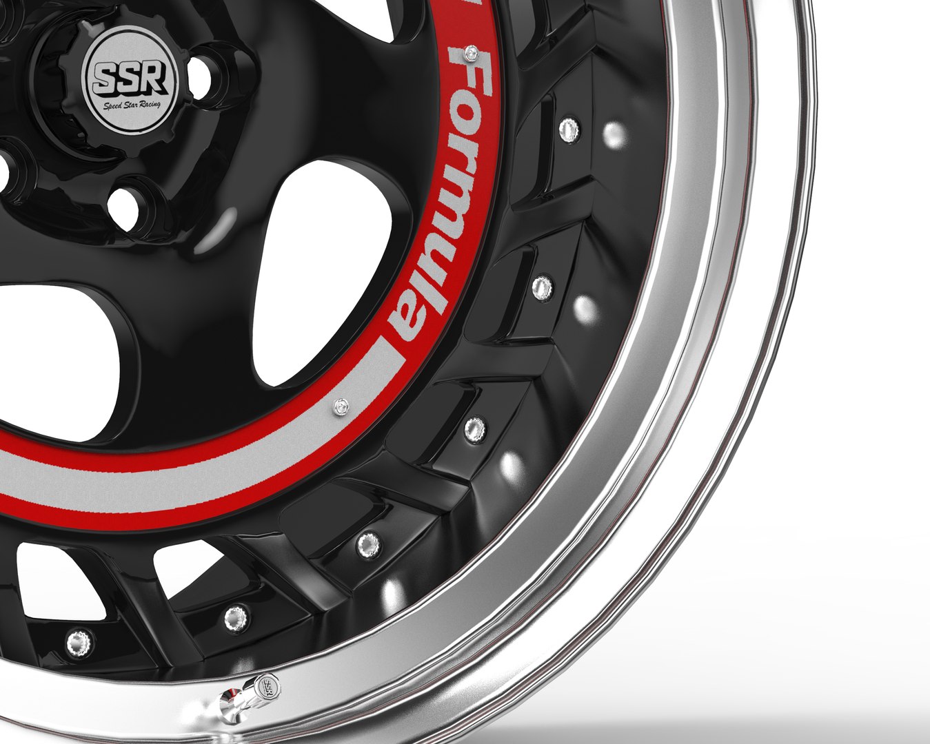 3D Ssr Formula Aero Spoke - TurboSquid 1535014