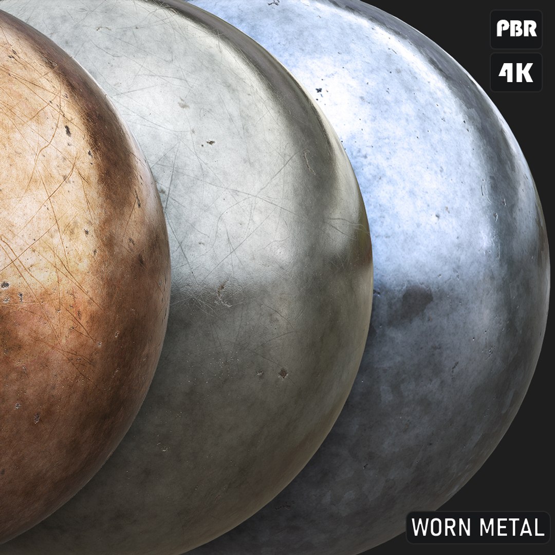 PBR Worn Metal textures - TurboSquid 1538988