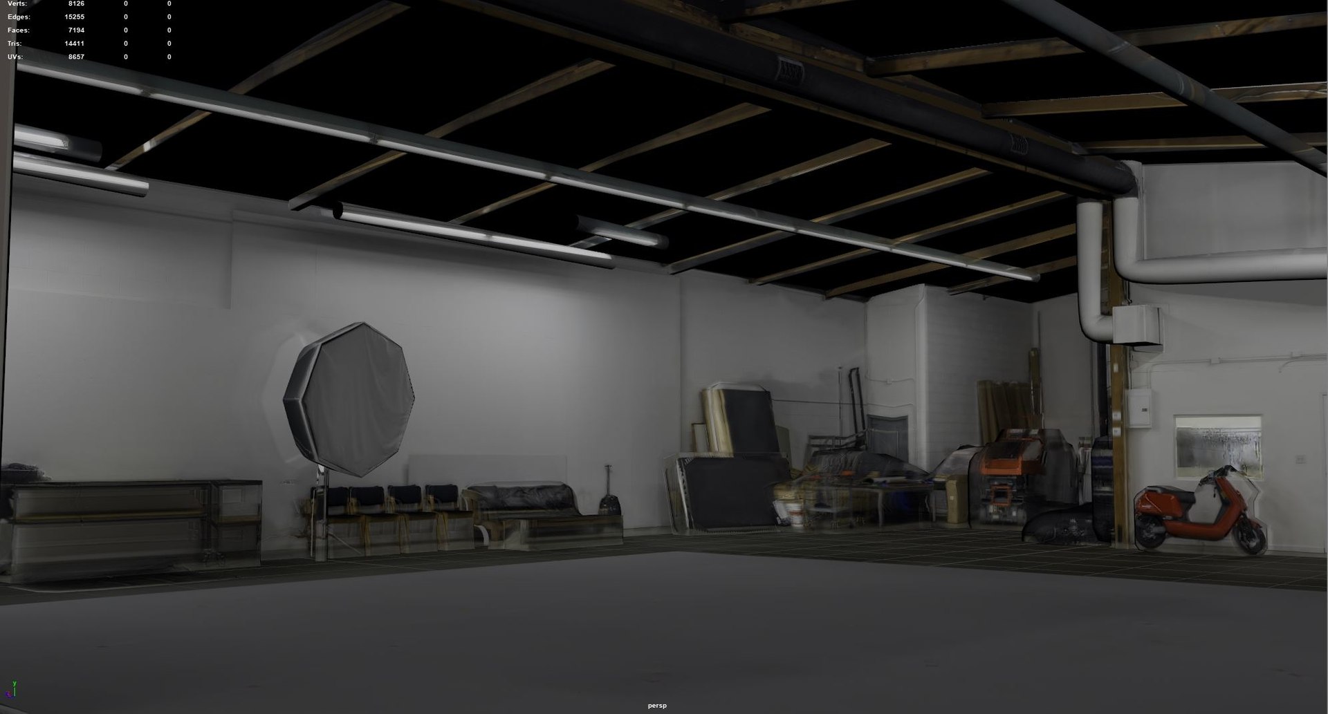 Studio Cyc Low Poly Scan With HDR Panorama 3D Model - TurboSquid 1848324