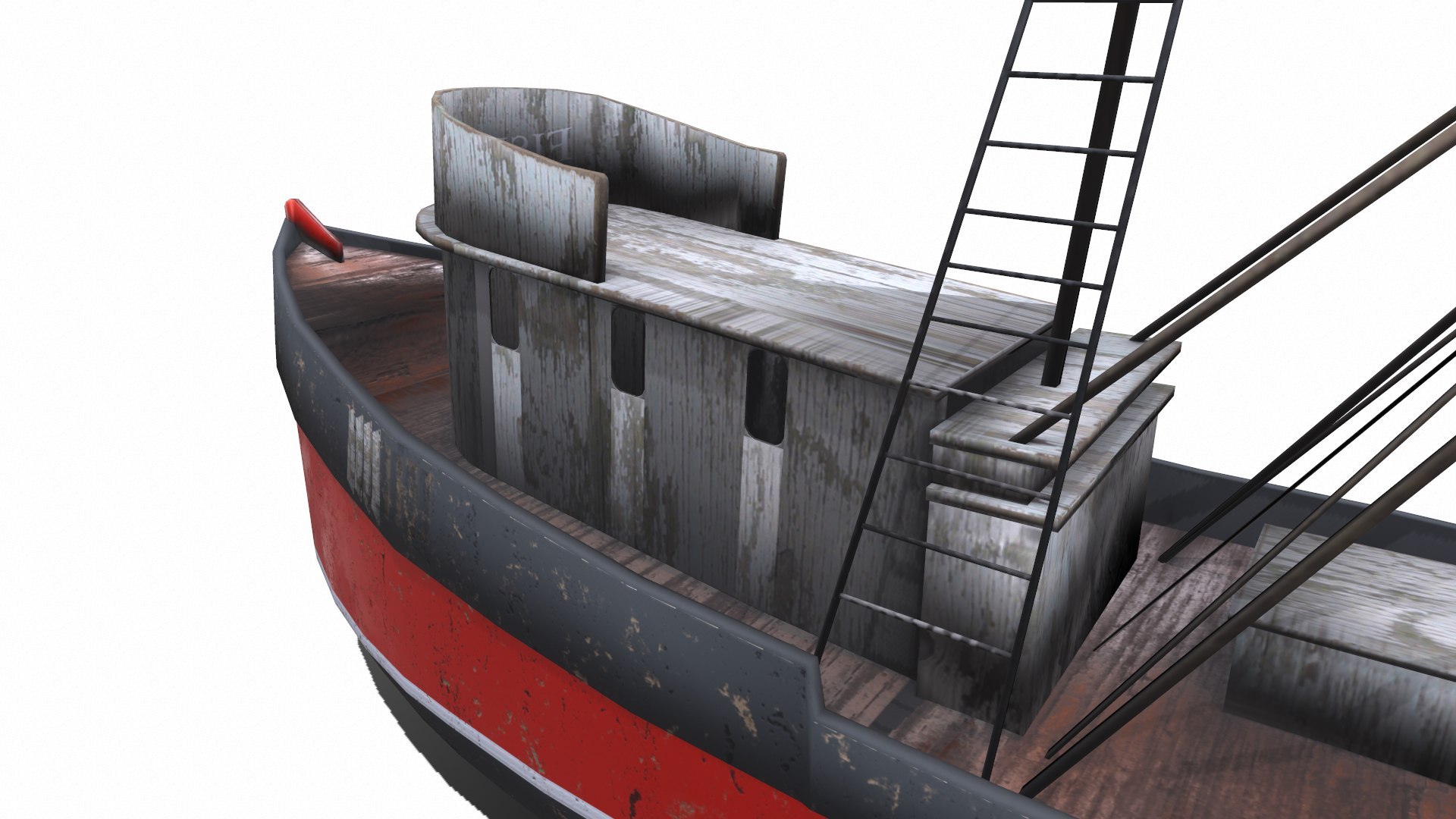 Fishing Boat Pbr 3D Model - TurboSquid 1550647