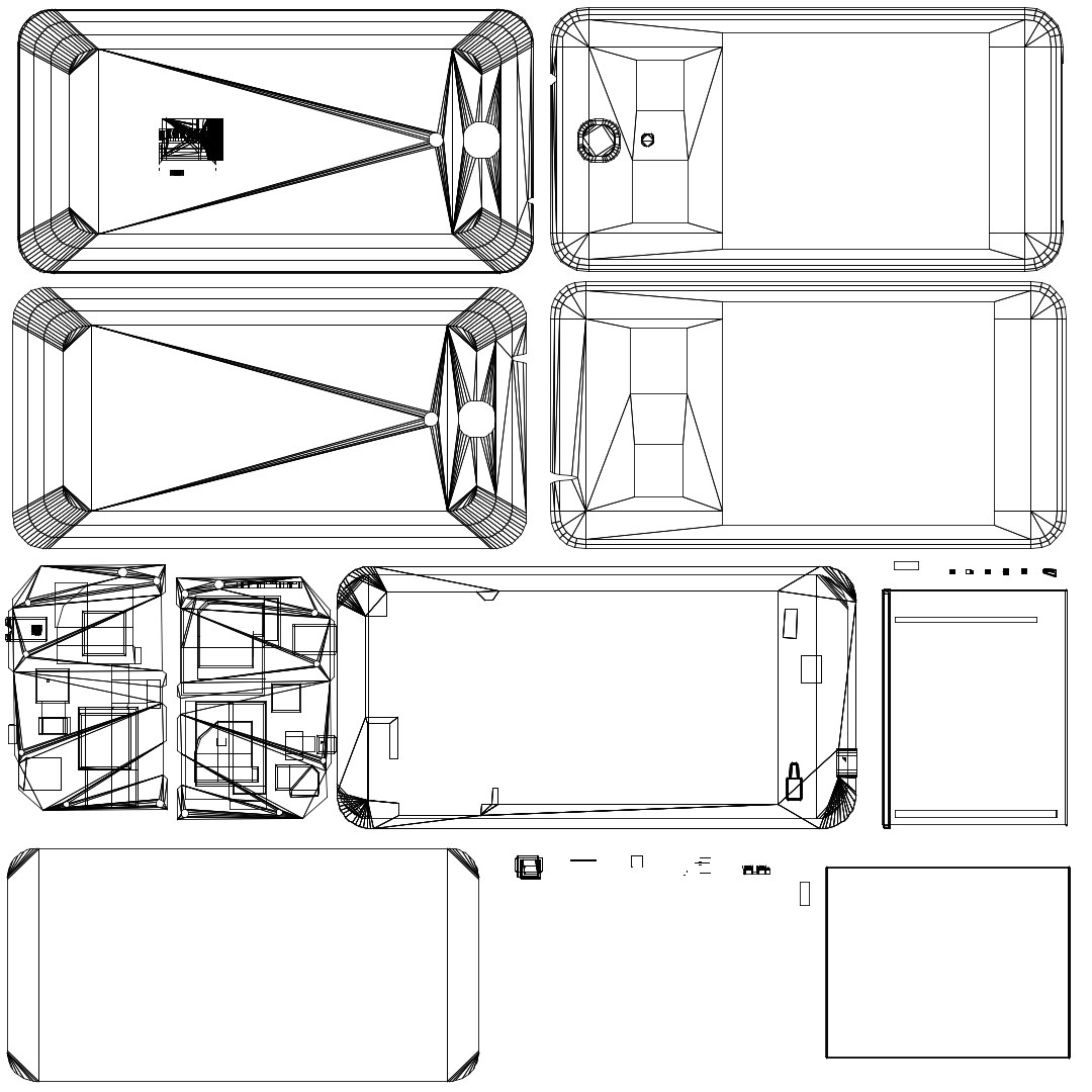 Disassembled Mobile Phone 3D Model - TurboSquid 1553249