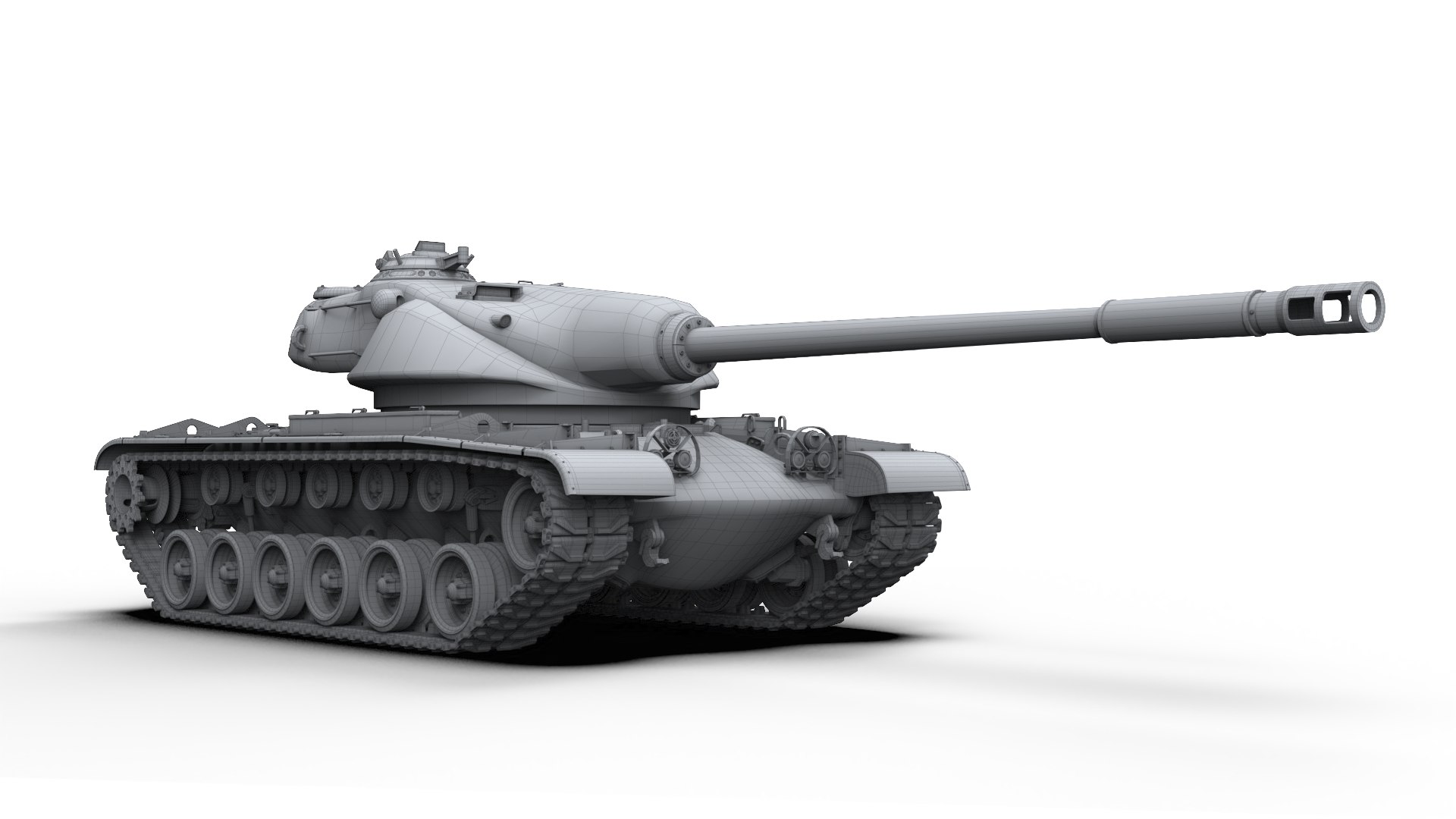3D Model T54e1 Tank - TurboSquid 1561555