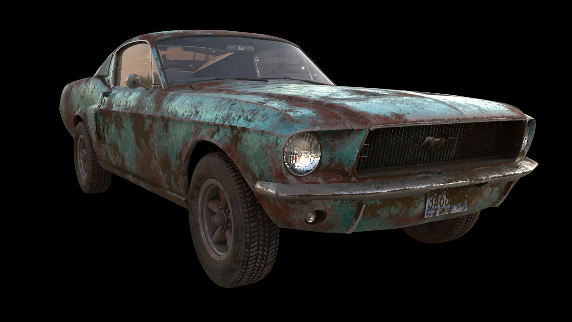 Mustang Fastback Model - TurboSquid 1562197