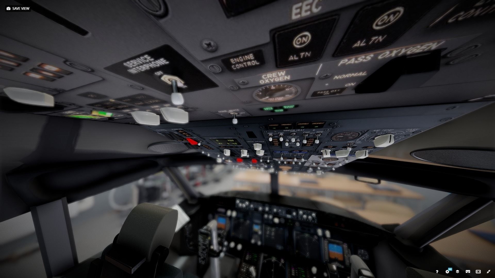 Boeing 737 Airplane Cockpit Model - TurboSquid 1570541