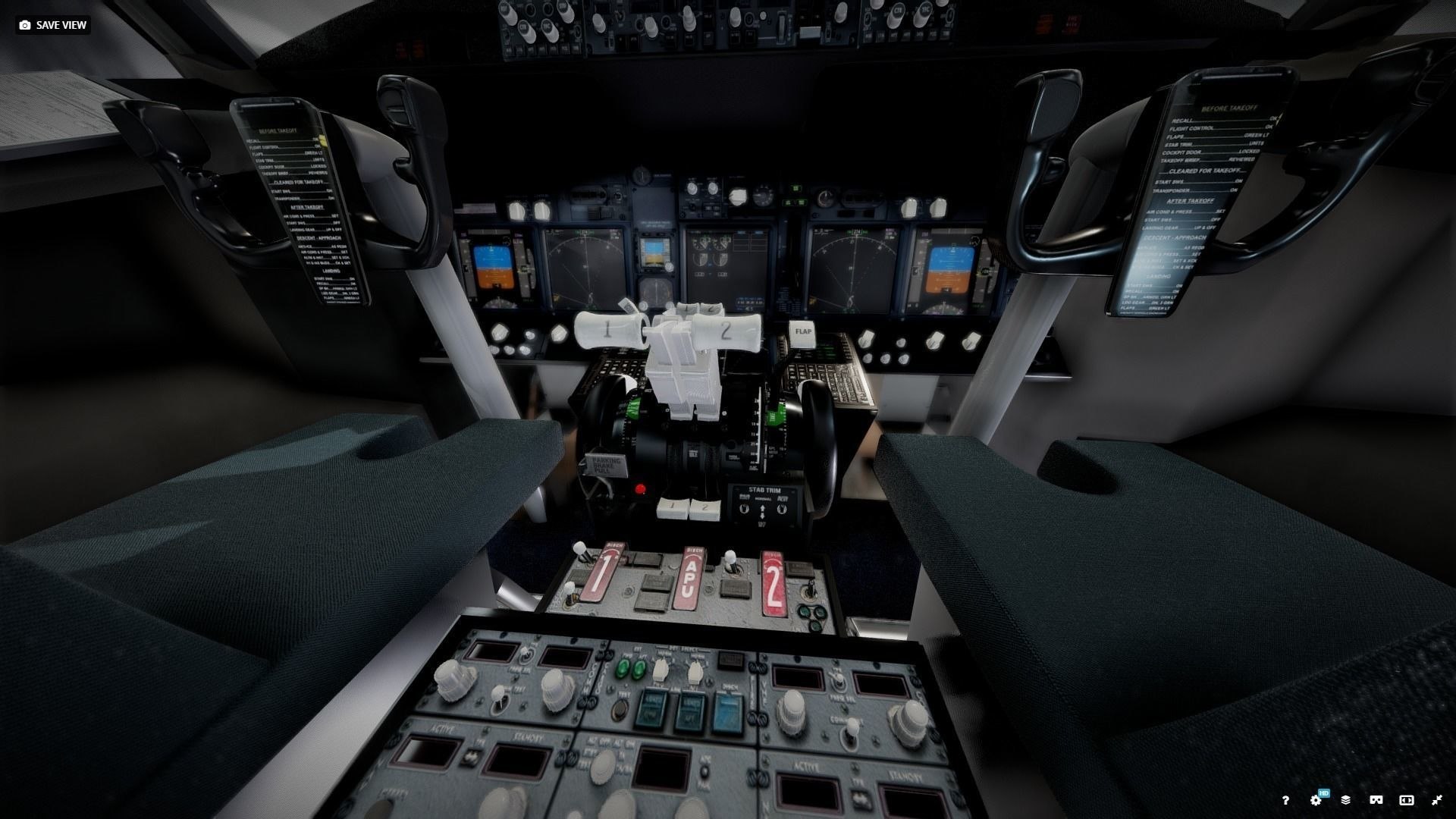 Boeing 737 Airplane Cockpit Model - TurboSquid 1570541