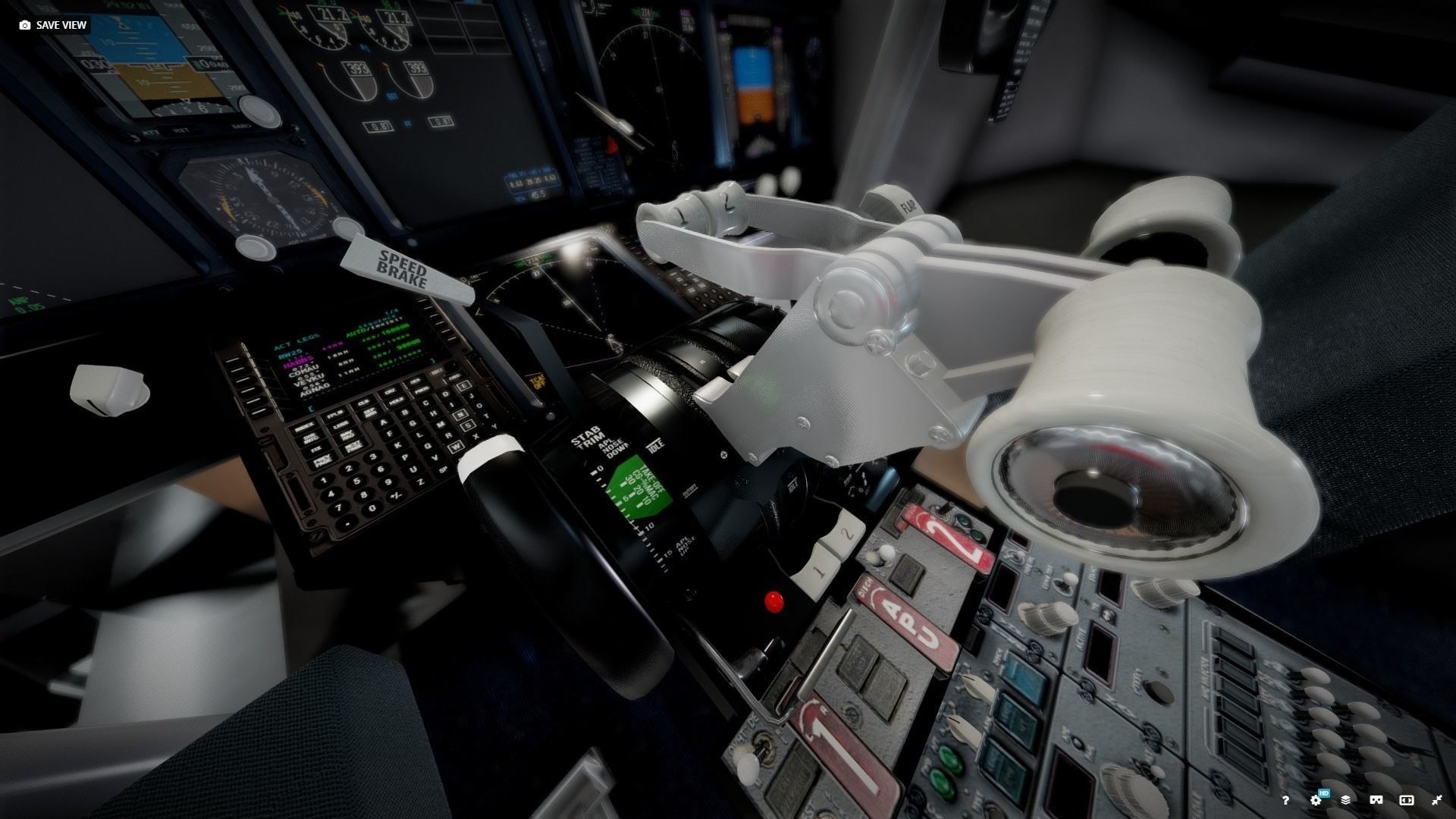 Boeing 737 Airplane Cockpit Model - TurboSquid 1570541
