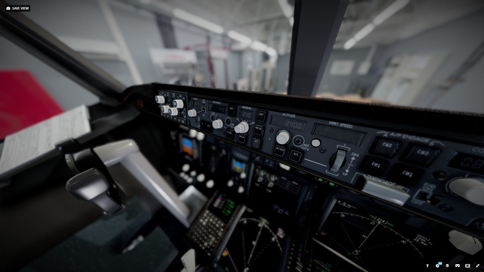 Boeing 737 Airplane Cockpit Model - TurboSquid 1570541