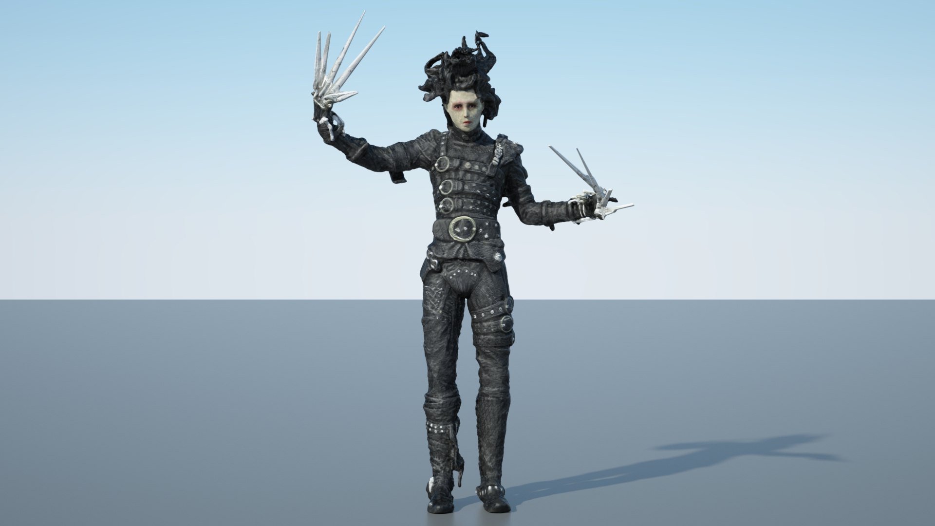 3D edward scissorhands action figure - TurboSquid 1571219