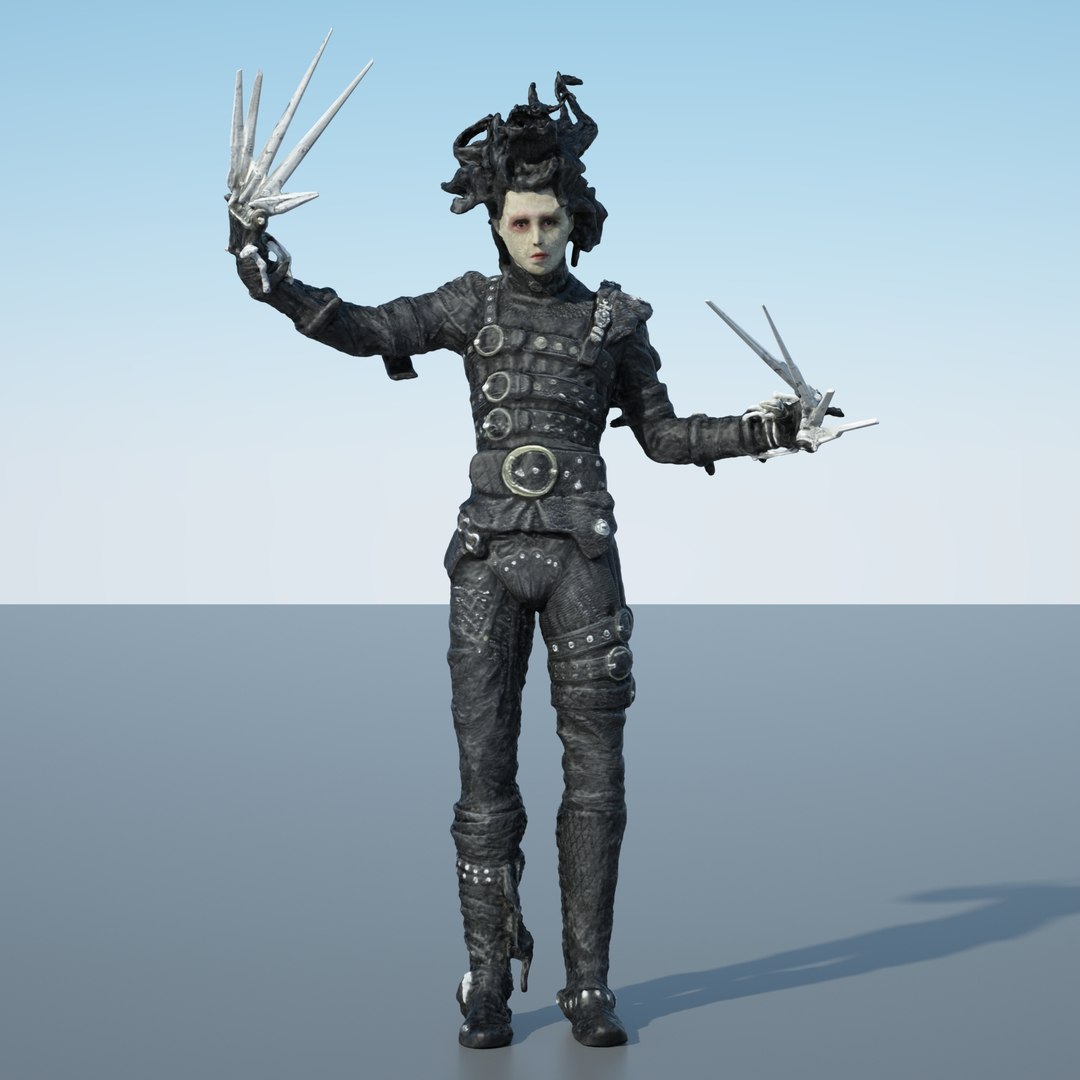 3D edward scissorhands action figure - TurboSquid 1571219