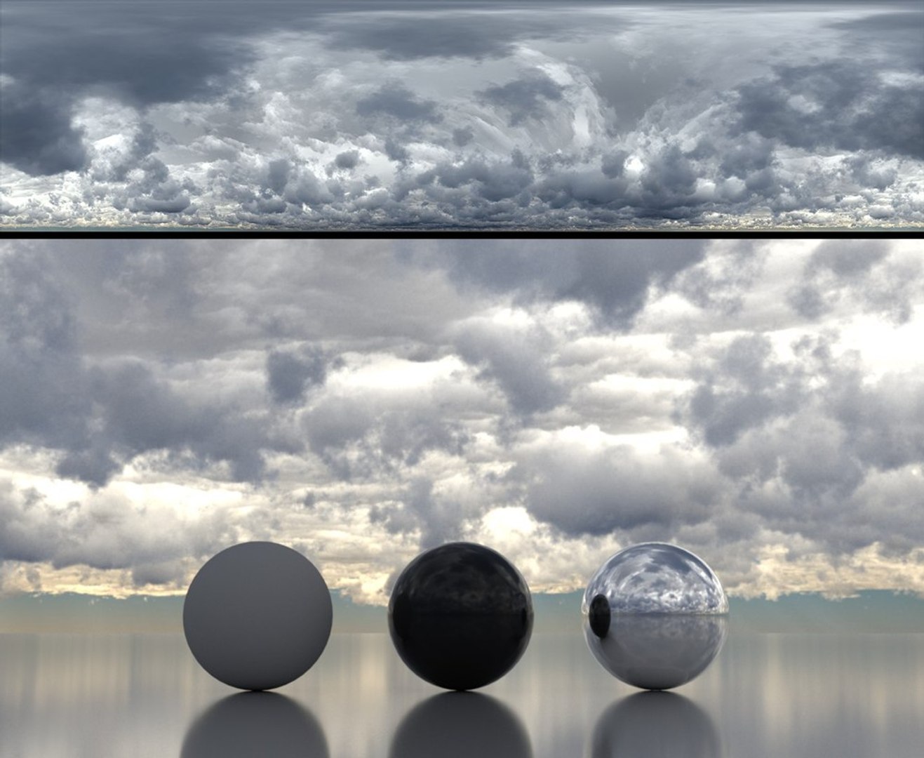 Skydome HDR - Overcast Cloudy Afternoon - 3 Texture - TurboSquid 1579275