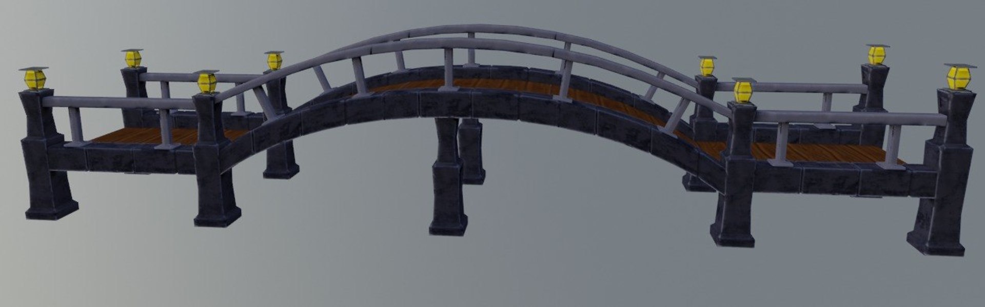 Stylized Bridge 3D Model - TurboSquid 1605280
