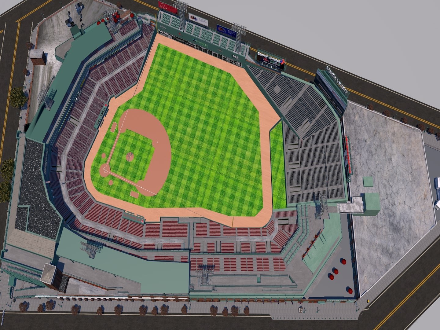 3D Baseball Stadium - TurboSquid 1624339