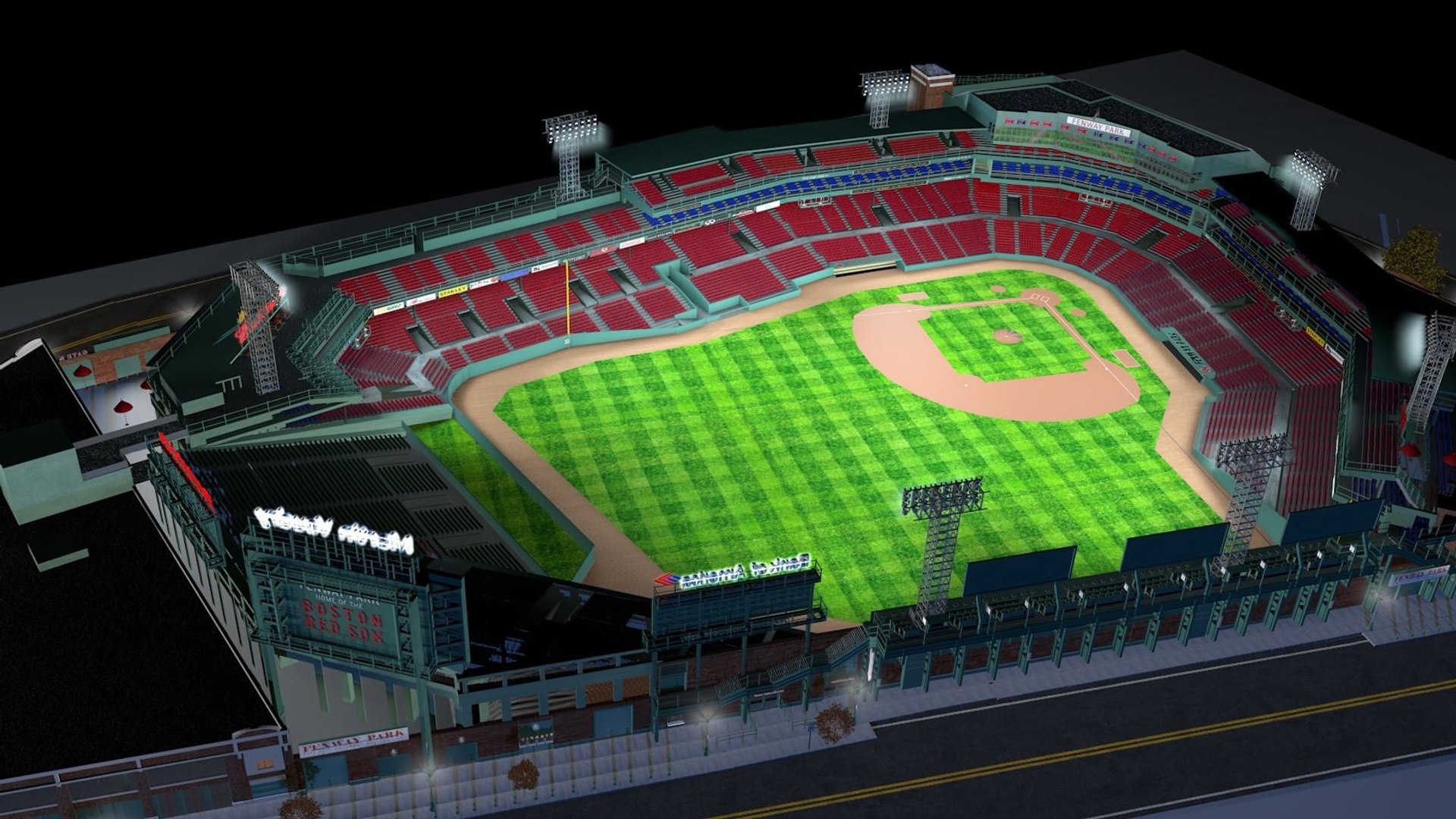 3D Baseball Stadium - TurboSquid 1624339