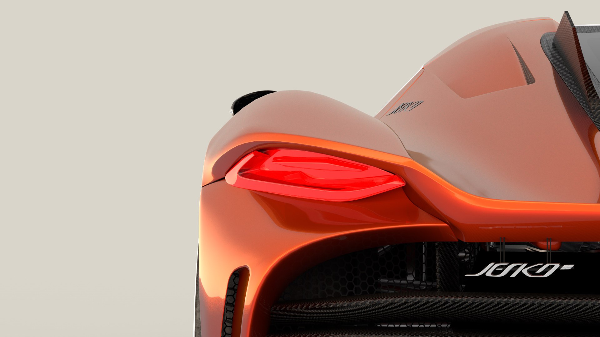 Orange Koenigsegg Jesko Absolut 3D Model - TurboSquid 1626601