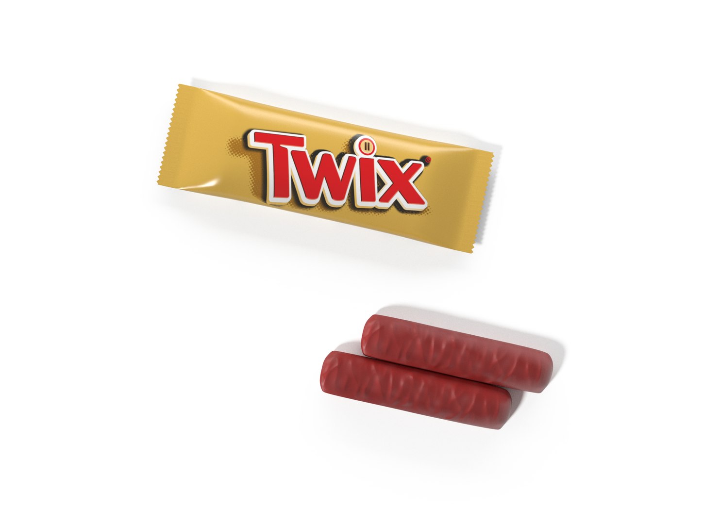 Twix Chocolate 3D Model - TurboSquid 1631273