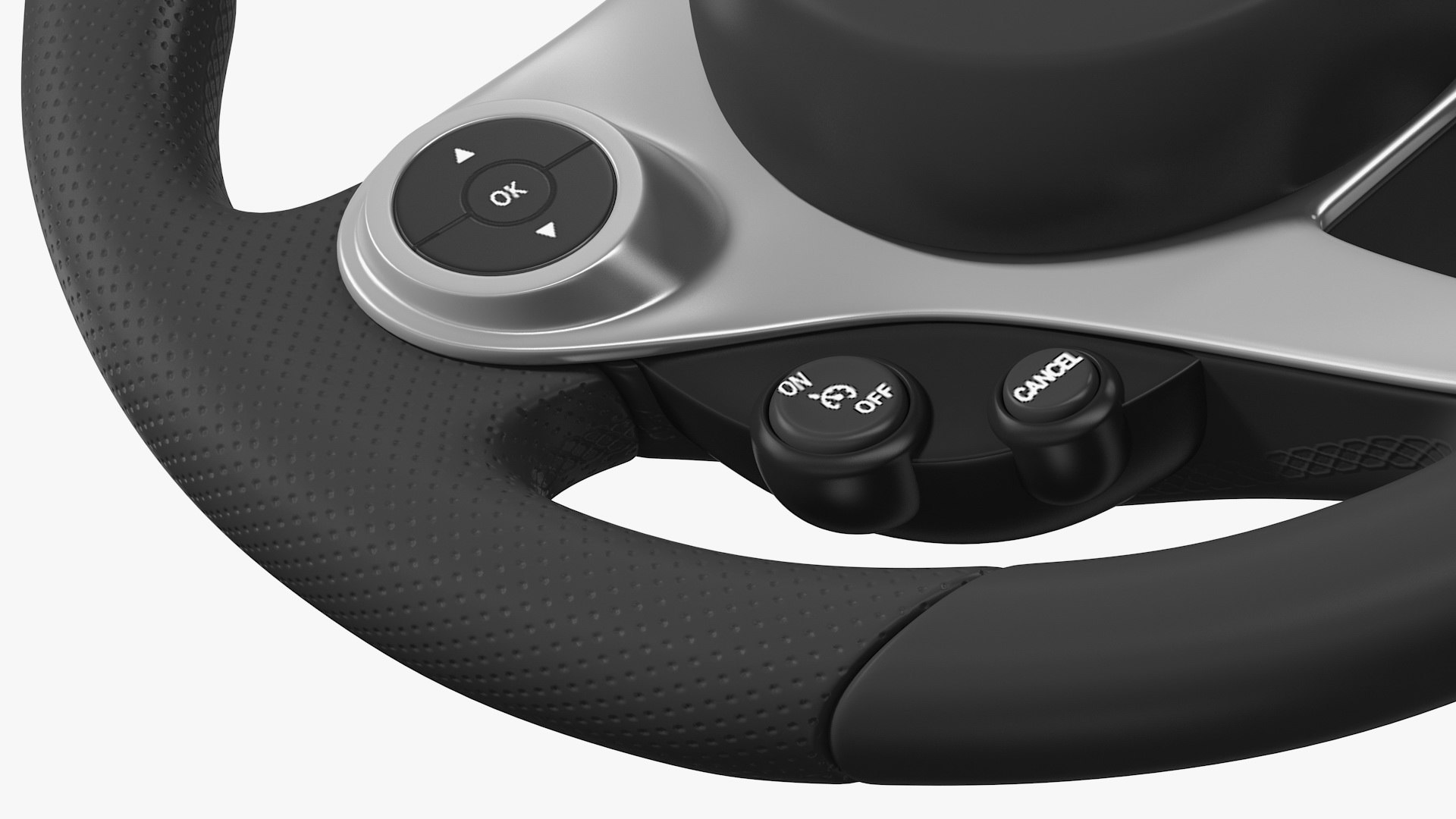 Smart Eq Fortwo Steering Wheel 3D Model - TurboSquid 1645915