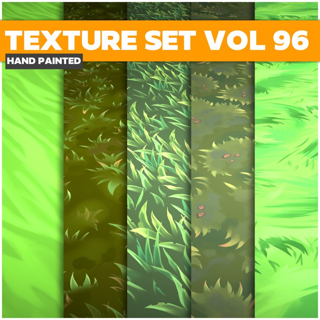 Grass Vol 96 - Game PBR Textures Texture - TurboSquid 1657092
