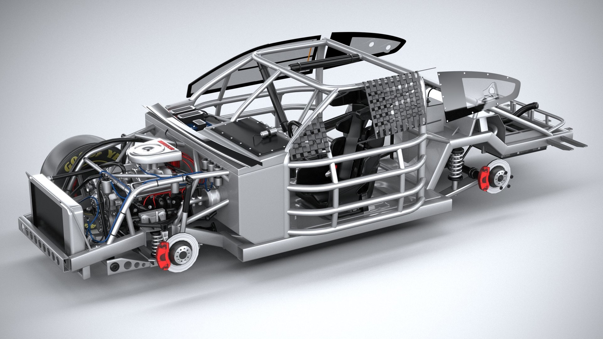 3D mustang nascar 2020 - TurboSquid 1666467