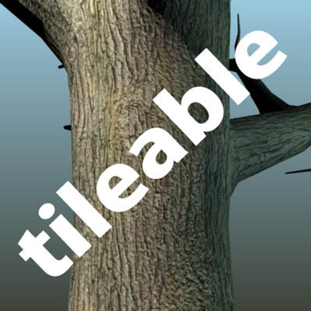 Tileable tree bark texture with normal map - TurboSquid 336264