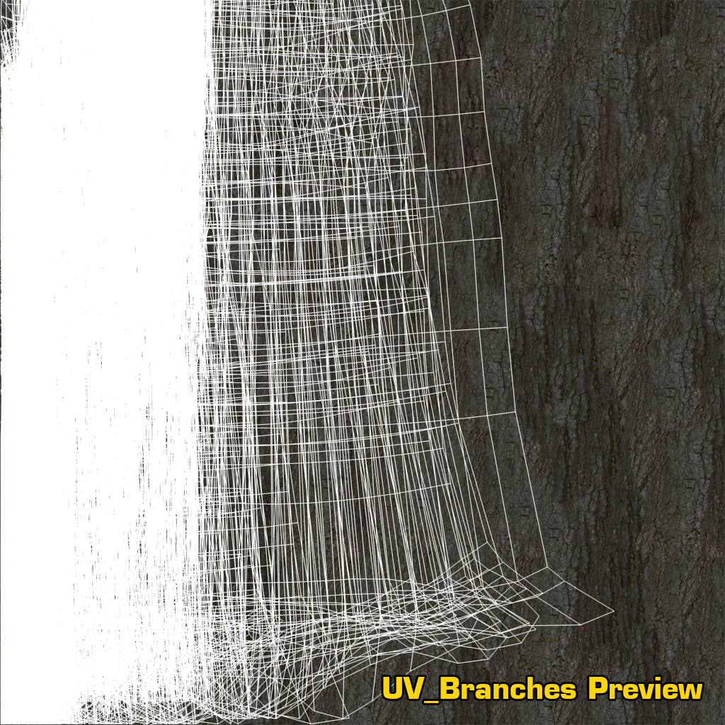 3D model oak dry 1 tree - TurboSquid 1386757