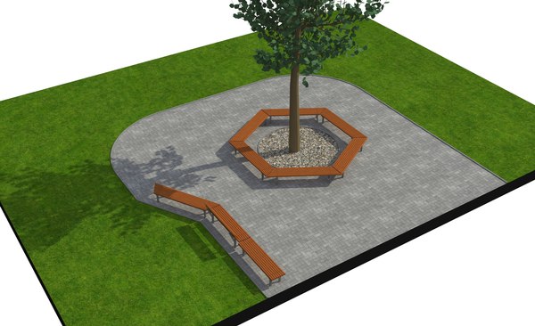 Bench SketchUp Models for Download | TurboSquid