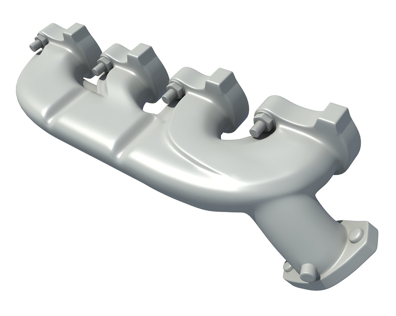 Exhaust Manifold 3D Model - TurboSquid 1341919