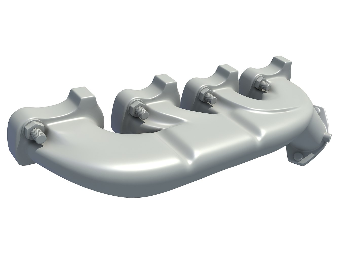 Exhaust Manifold 3D Model - TurboSquid 1341919