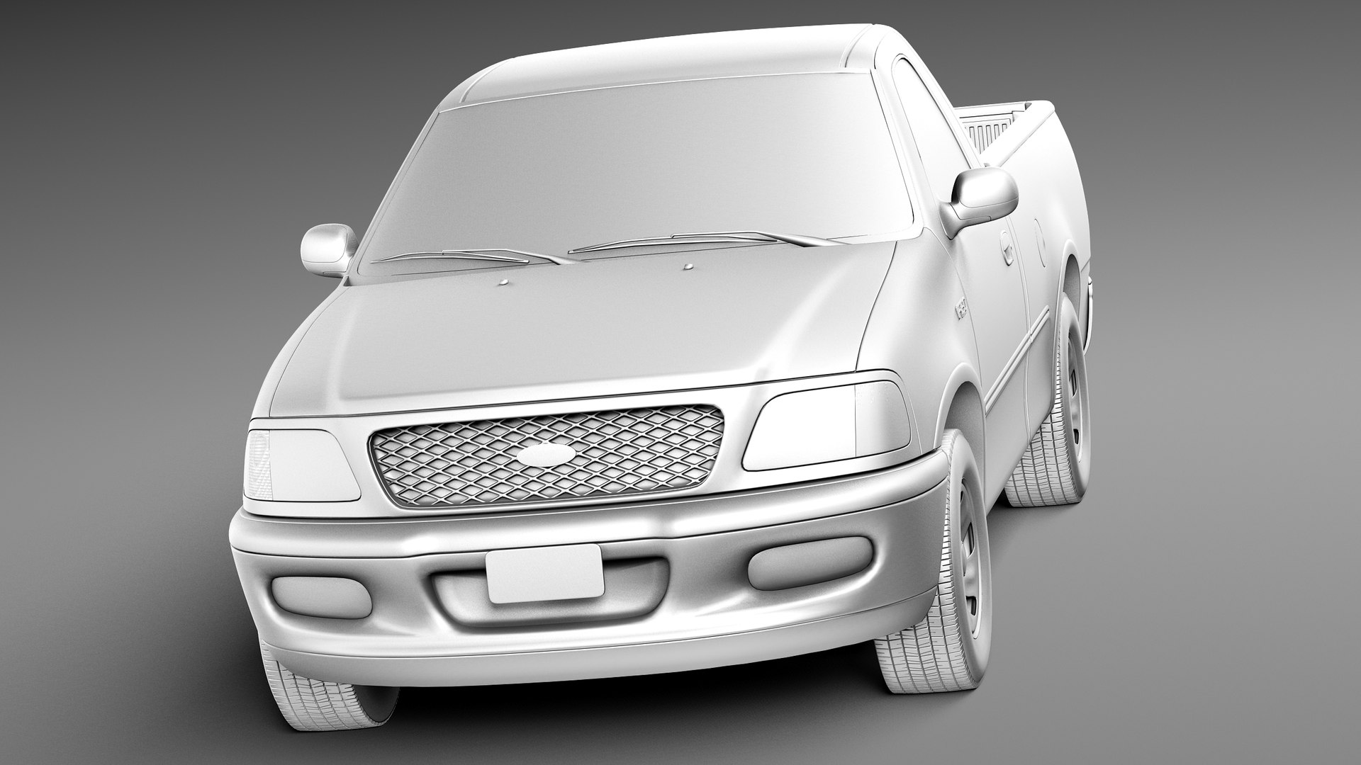 3d Model V8 1997 Pickup 2003