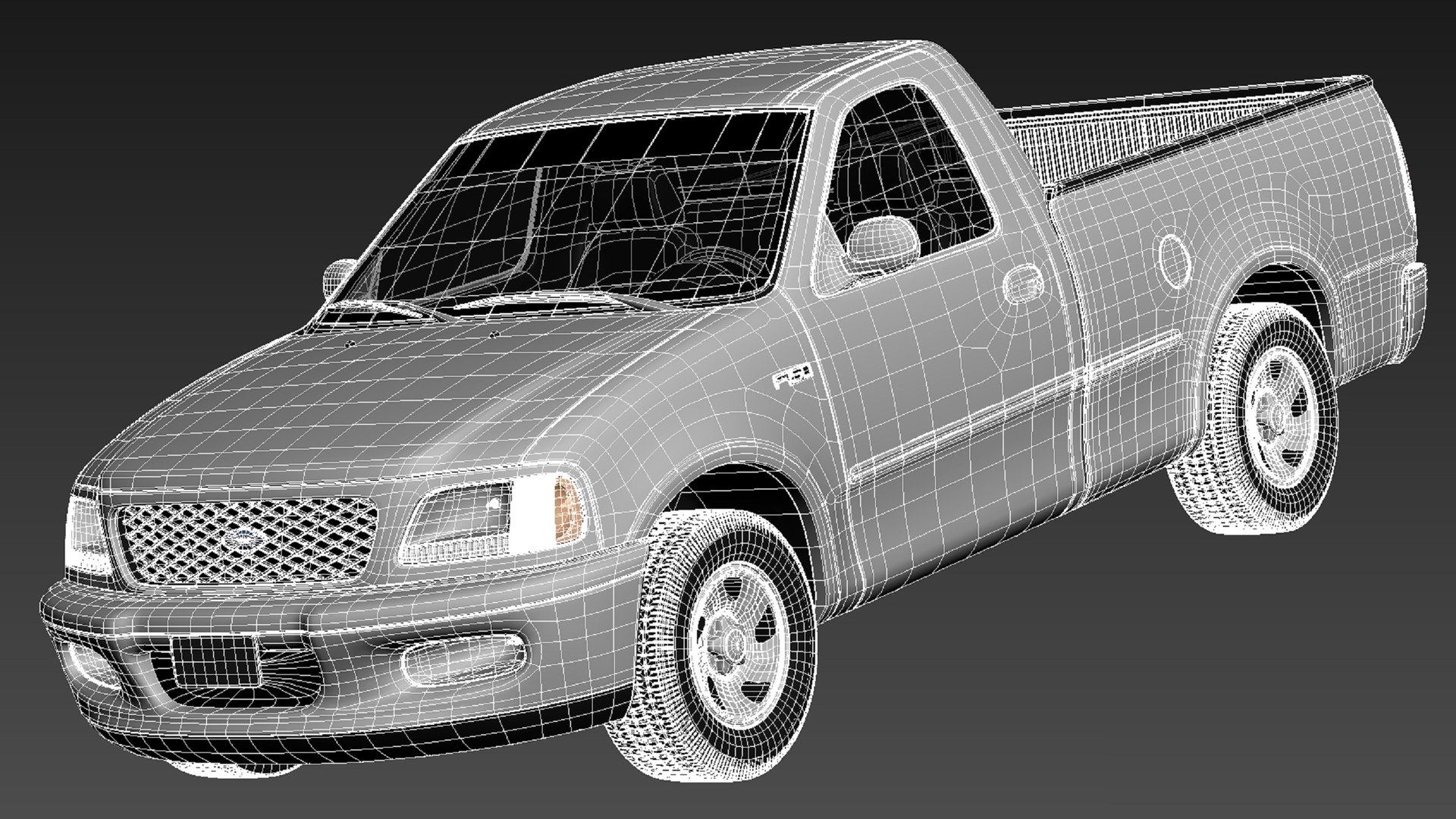 3d model v8 1997 pickup 2003