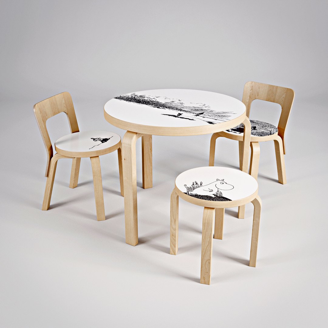 Artek Moomin Chair Table Max