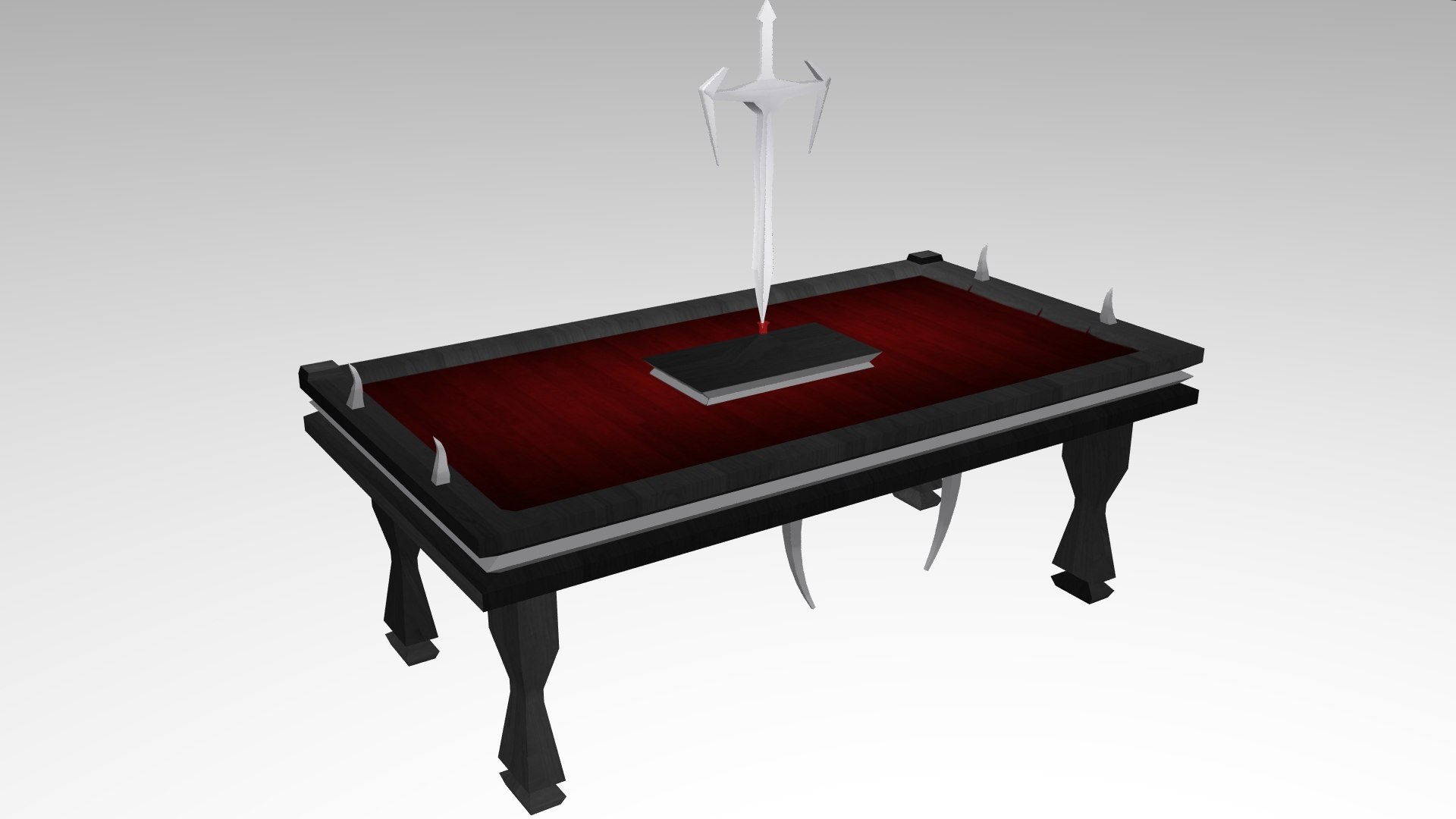 3D table vampire model - TurboSquid 1235035