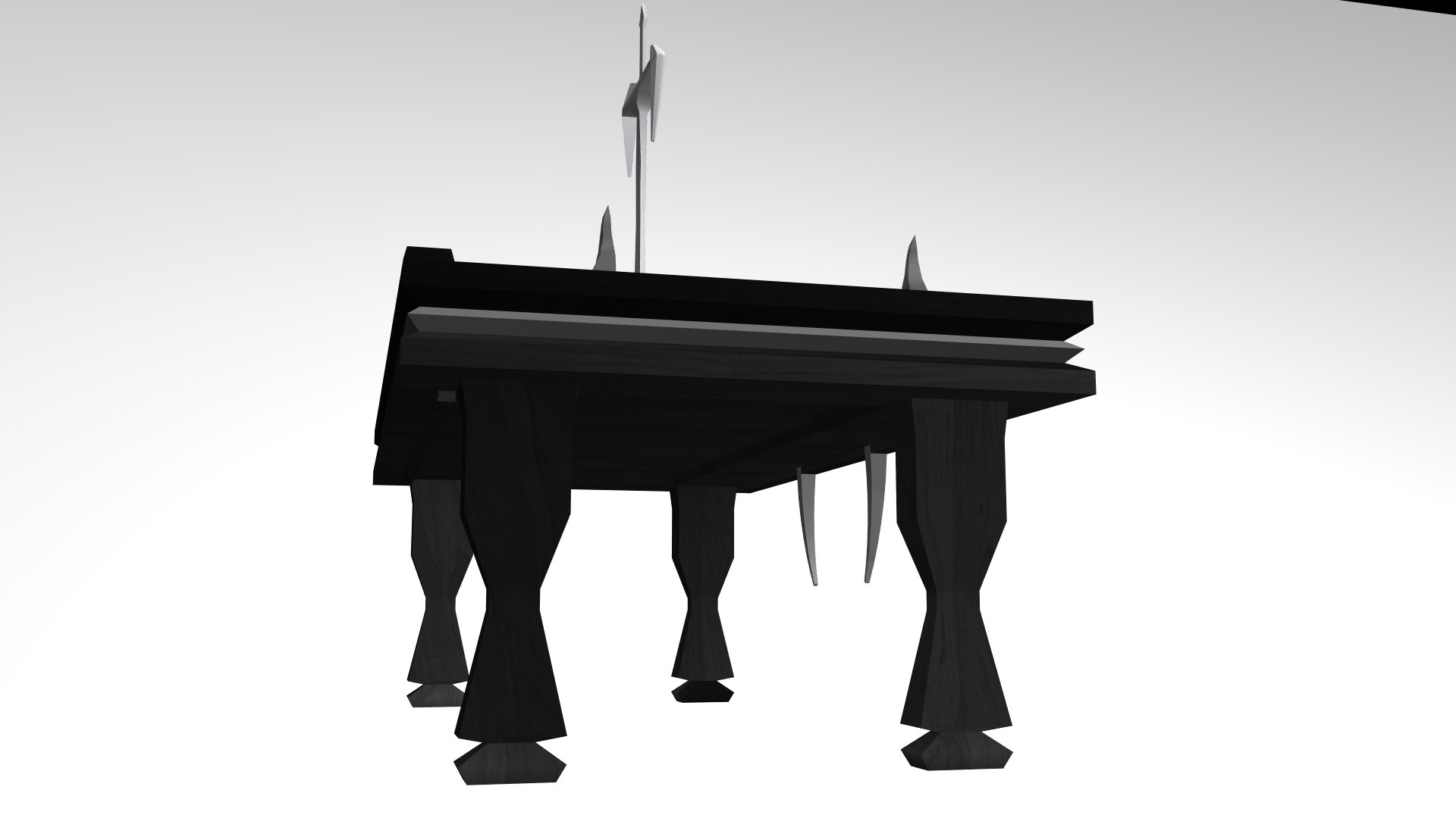 3D table vampire model - TurboSquid 1235035