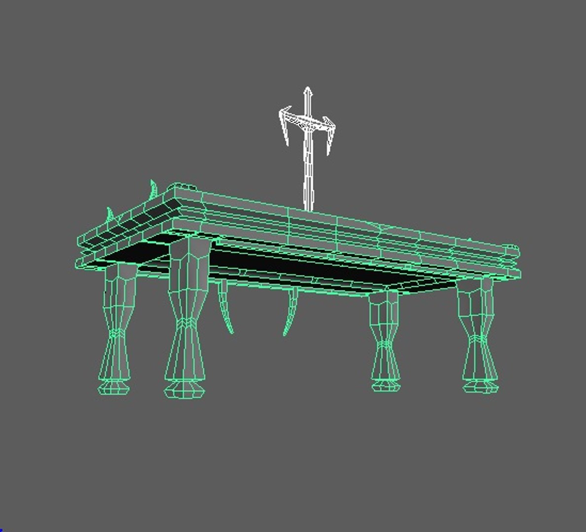 3D table vampire model - TurboSquid 1235035