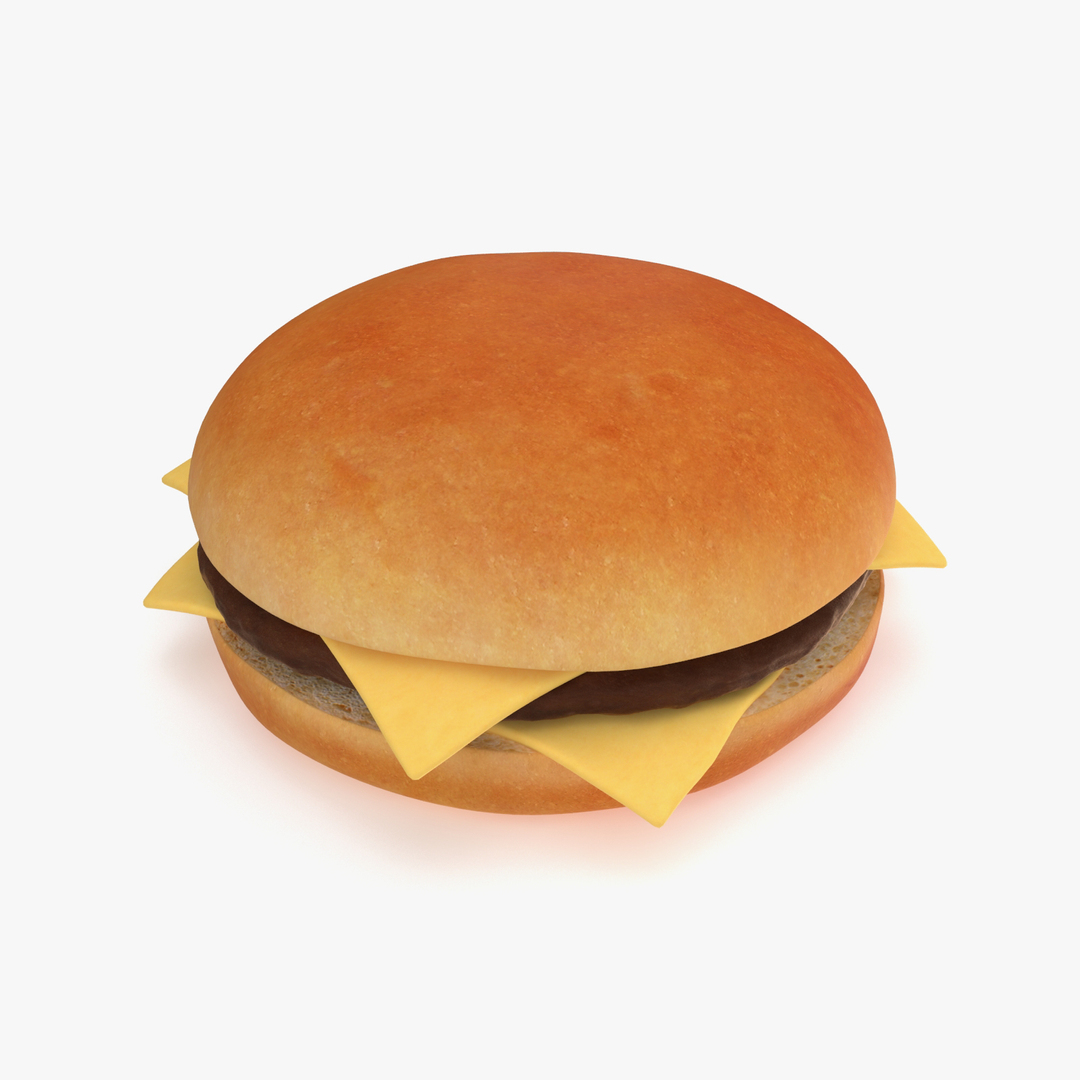 Cheeseburger Burger Cheese Obj