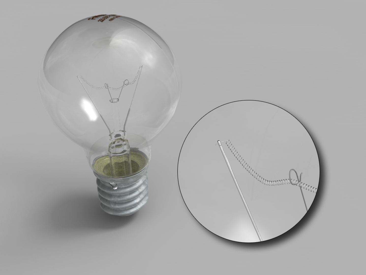 3d resolution lightbulb