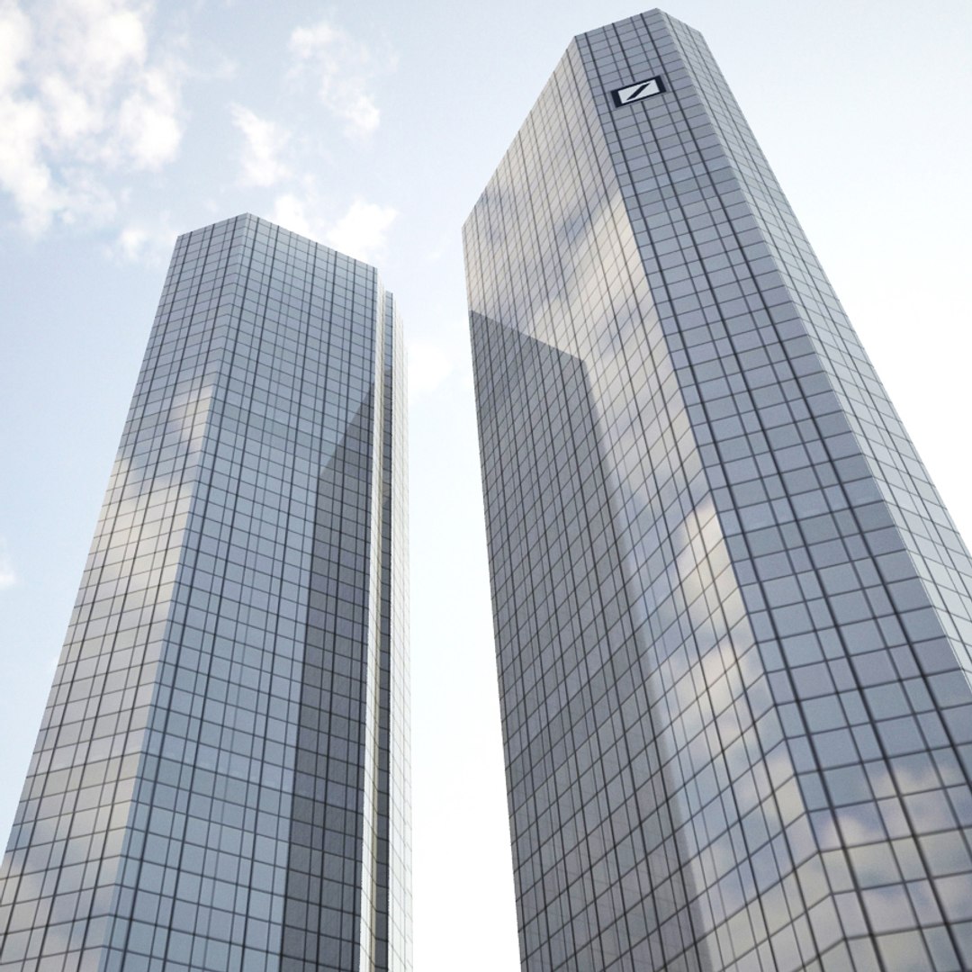 3ds max skyscraper deutsche bank