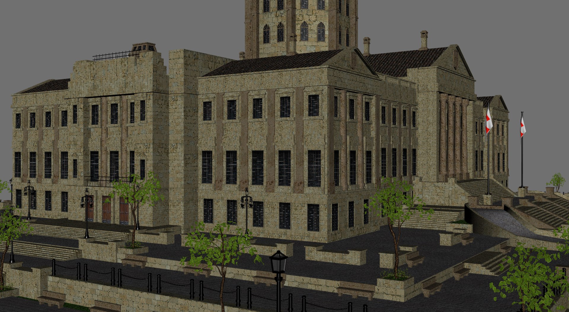 Modeled Scene 3D Model - TurboSquid 1190370