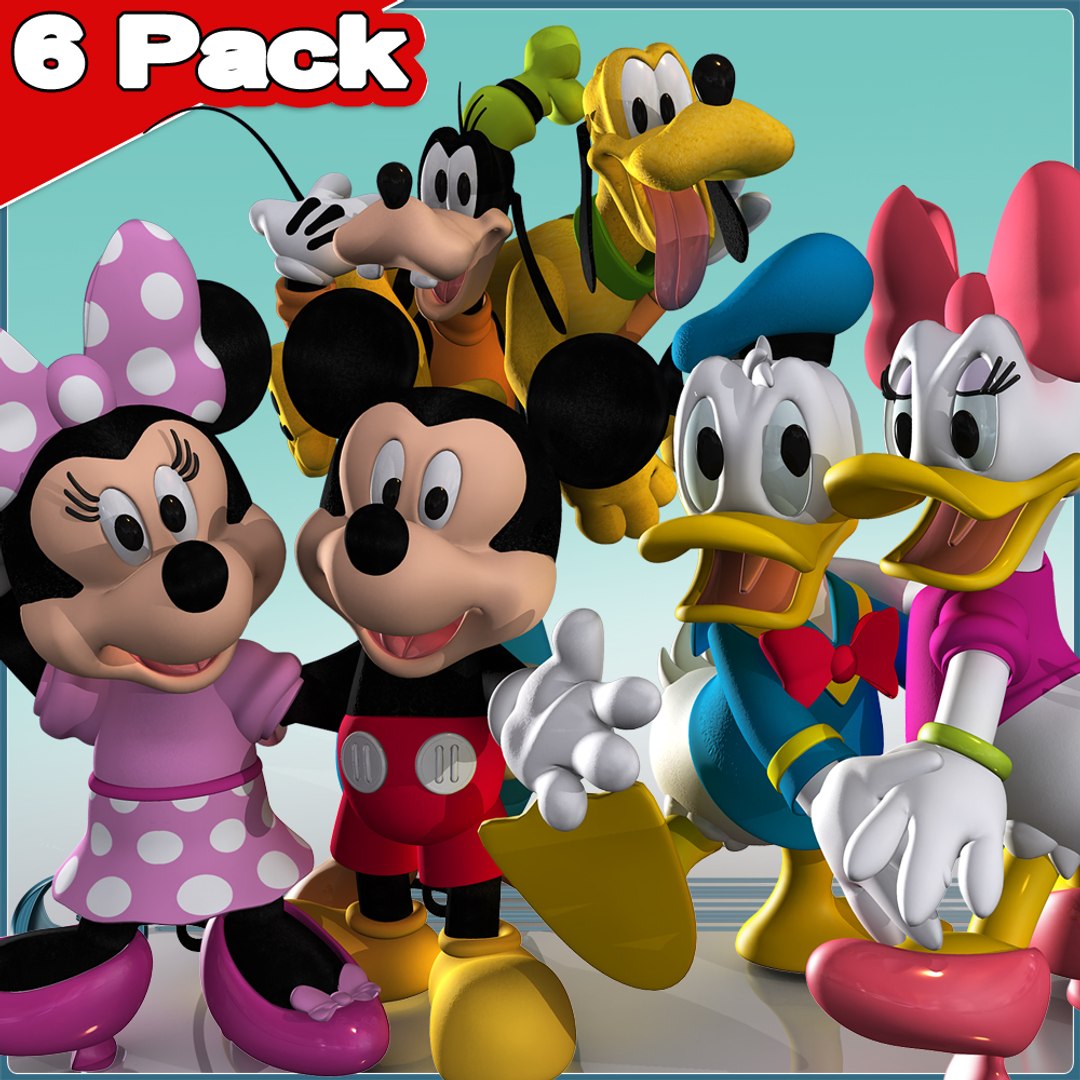 3d 6 Mickey Friends