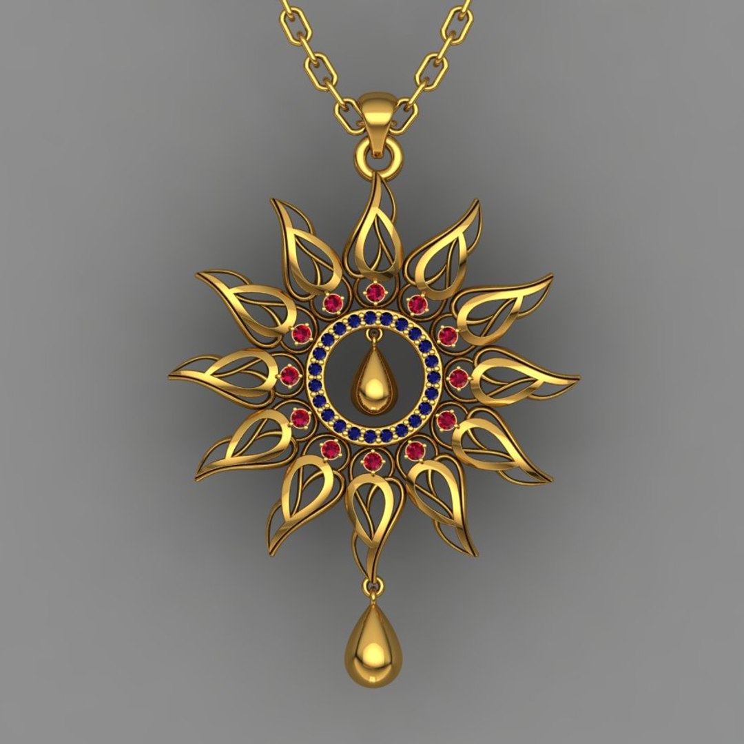 Pendant 3D model - TurboSquid 1194266