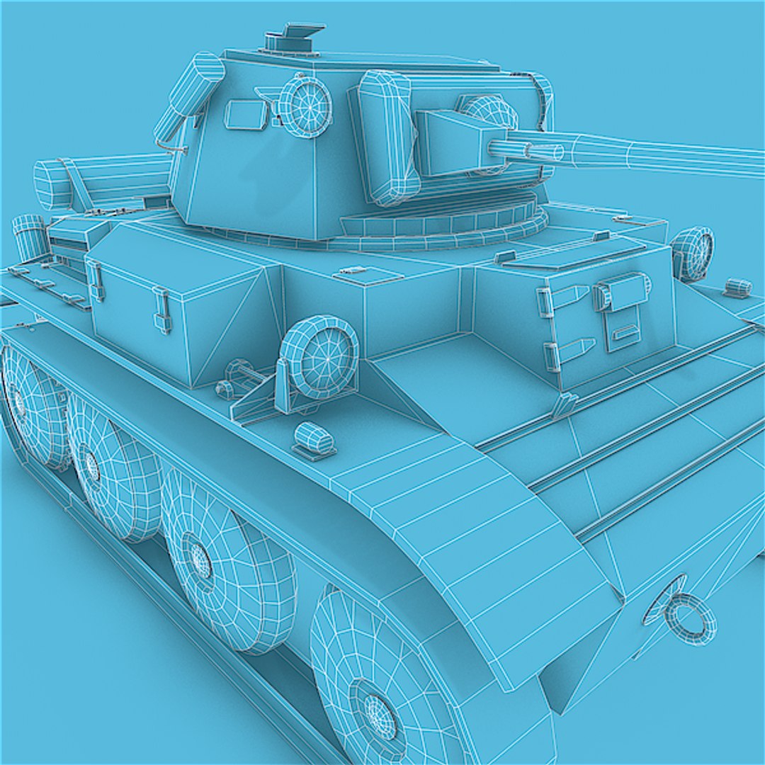 3d obj a17 light tank mk