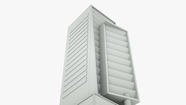 3D exchange tower - TurboSquid 1485045