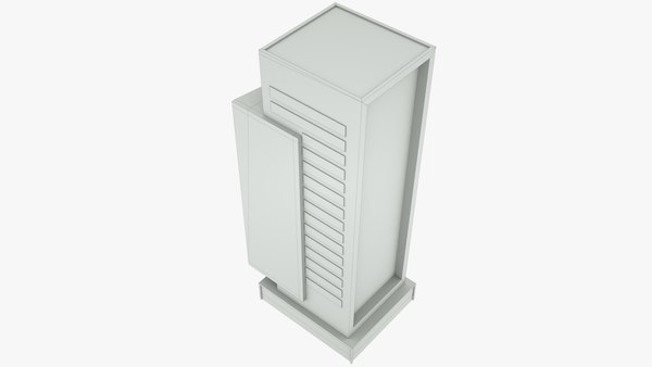 3D exchange tower - TurboSquid 1485045