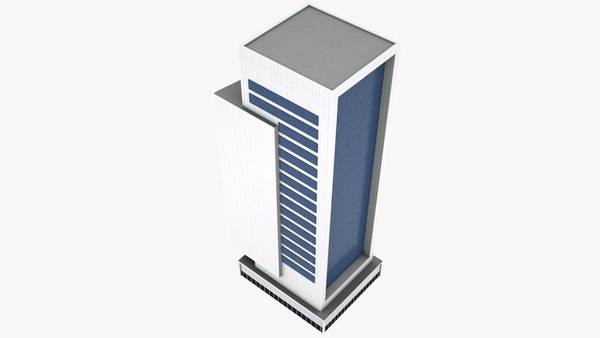 3D exchange tower - TurboSquid 1485045