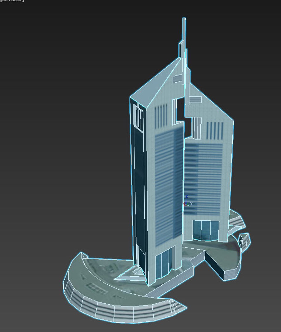 Emirates towers 3D - TurboSquid 1227932