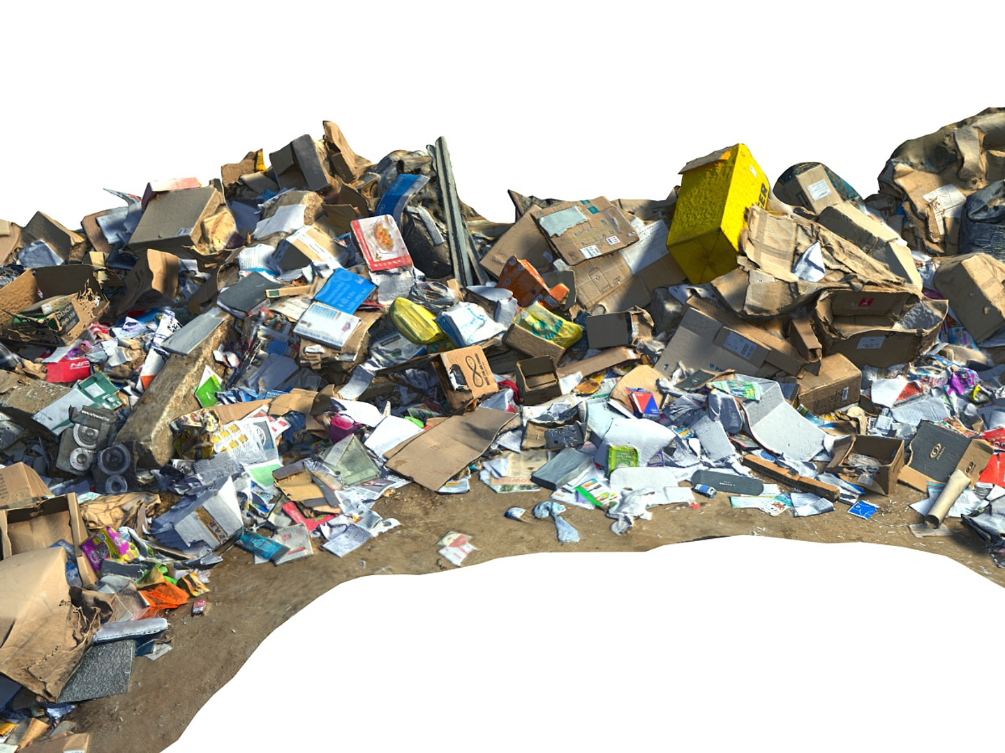 Wastepaper Garbage 16K 3D Model - TurboSquid 2284361