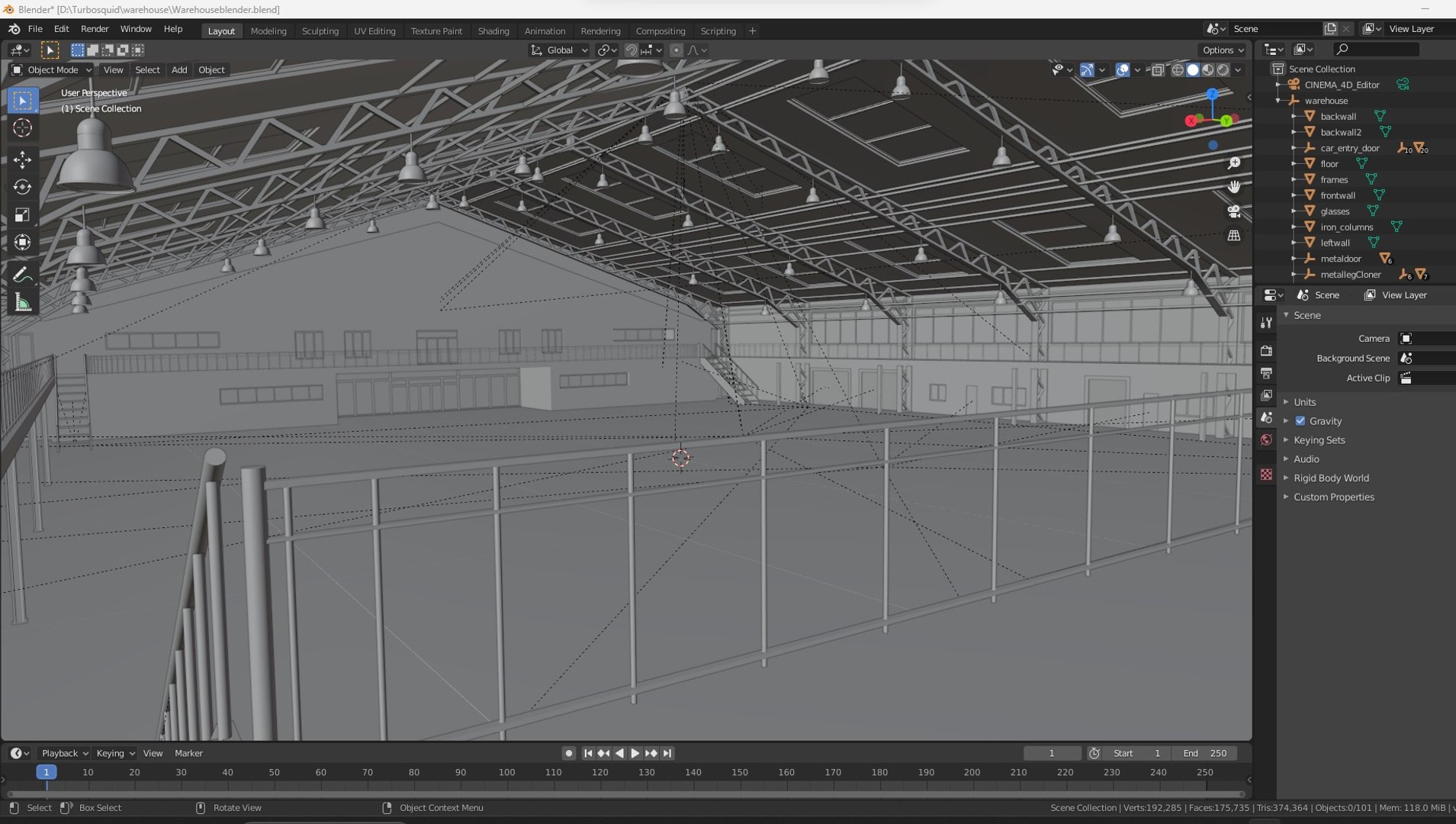 Warehouse Interior And Exterior 3d Model 3D Model - TurboSquid 2071066