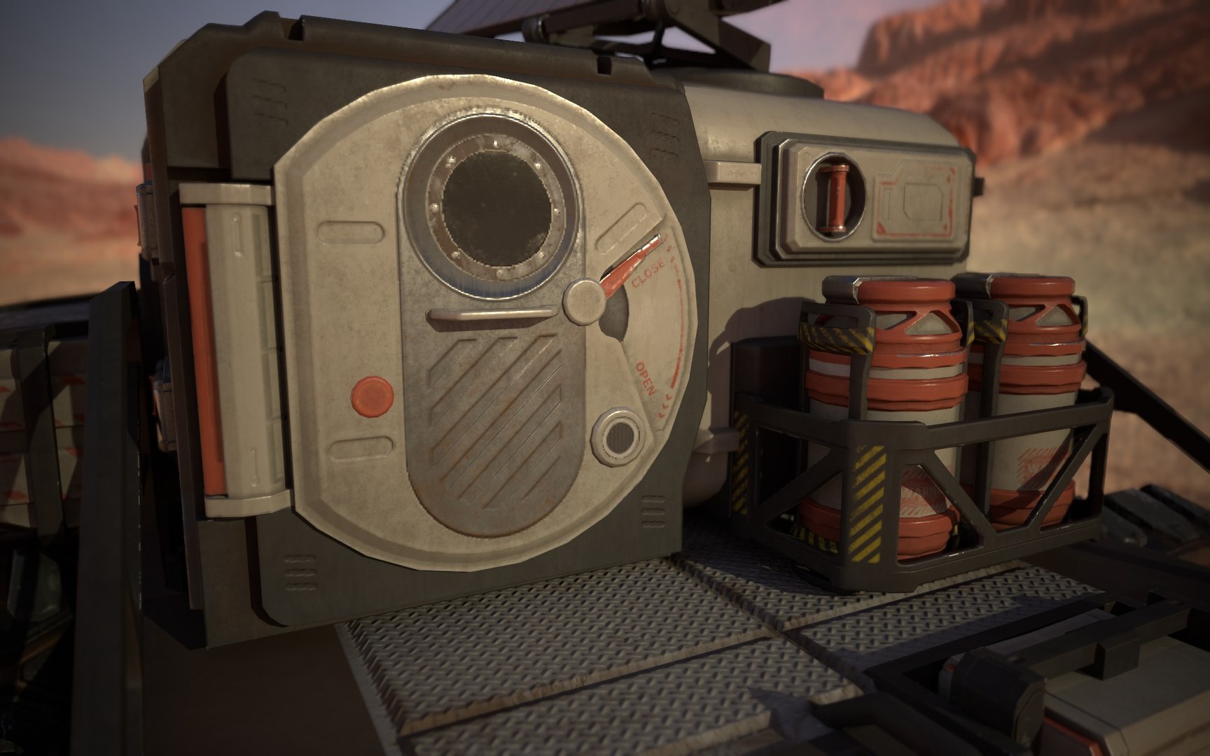 3D Sci-fi Rover Modeled Model - TurboSquid 1660561