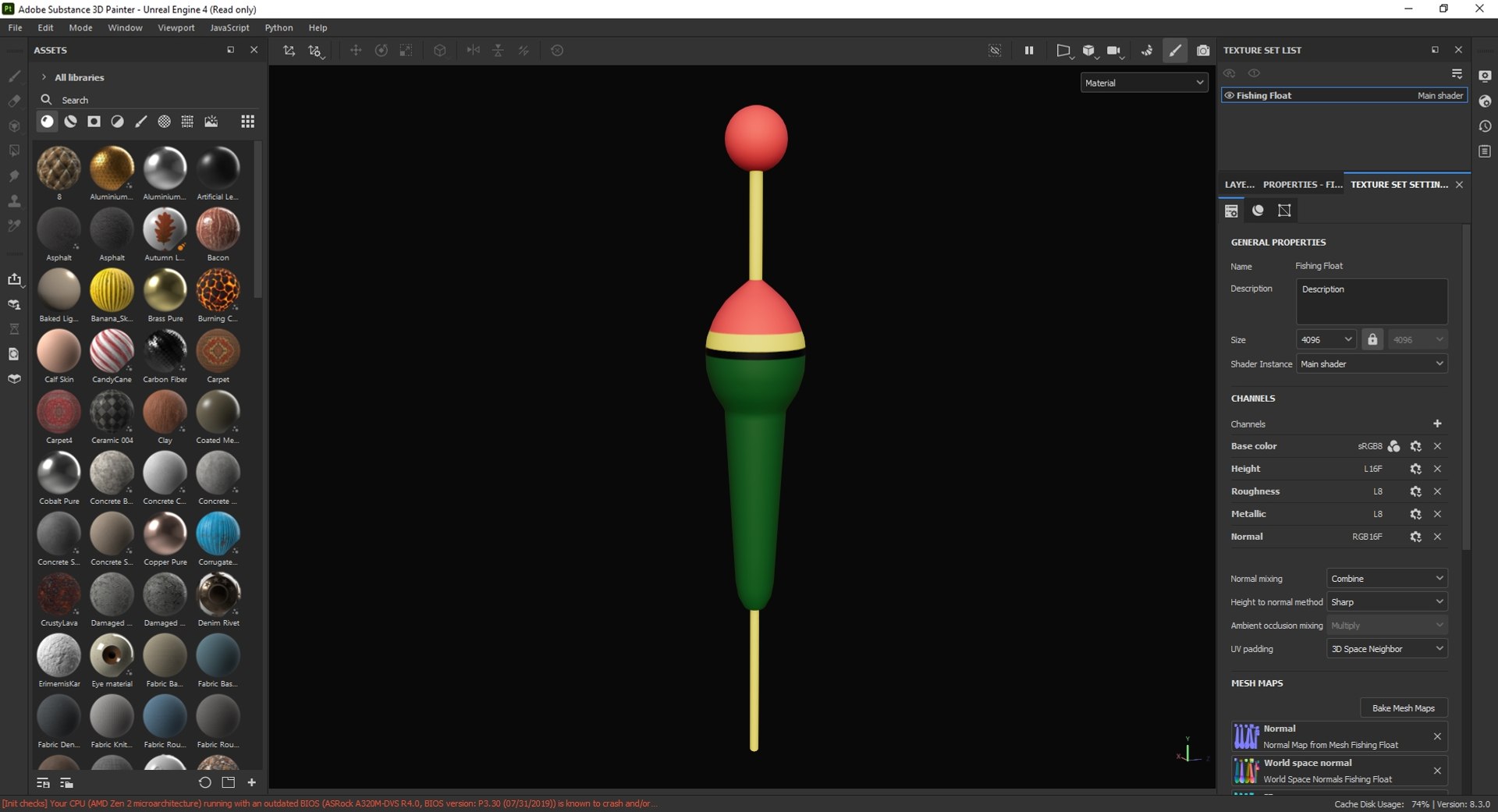 3D Model Fishing Float - TurboSquid 2106832